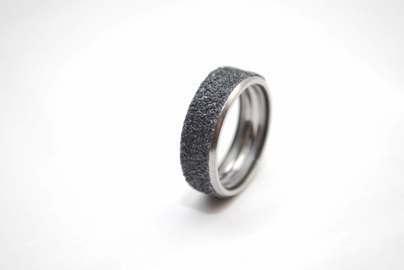 Steel Grip Ring - Recycled Skateboard Rings, Skate Gifts, Recycled