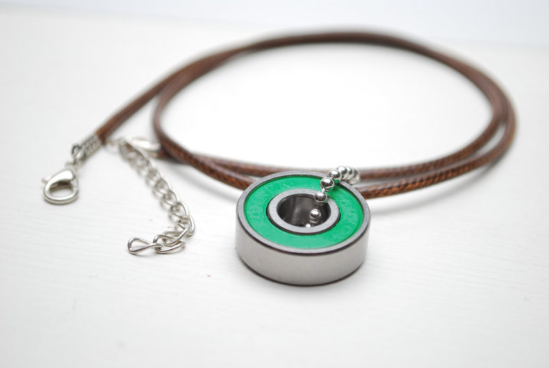 Build Your Own Single Bearing Necklace - Recycled Skateboard Rings ...
